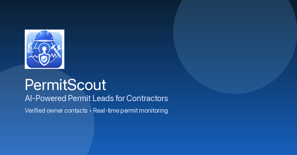 PermitScout | Search Building Permits Across the US